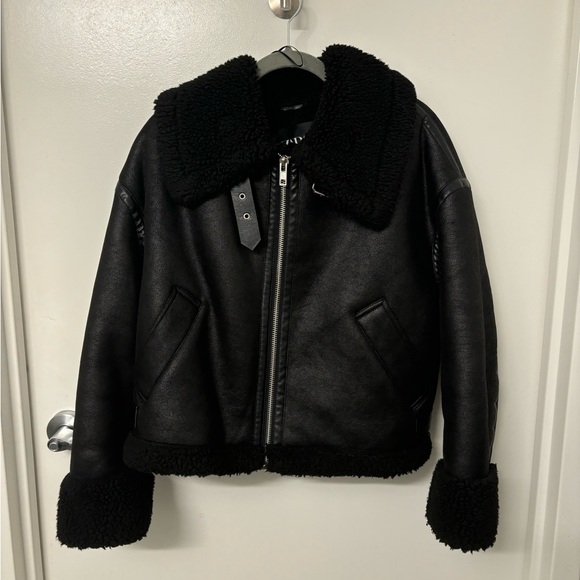 Zara | Jackets & Coats | Zara Aviator Jacket | Poshmark